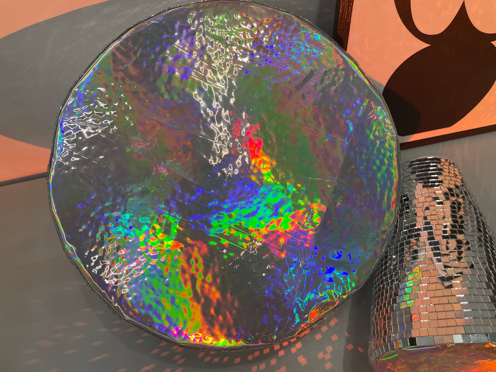 Mirrored Glass Brick Mushroom Disco Ball Living Room Ornaments|various Colors | Various Sizes - Etsy