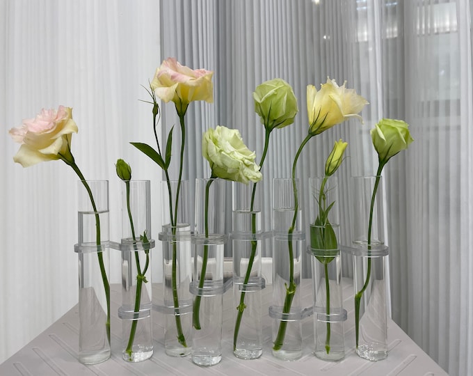 Travertine Single Stem Vase | Candle Holder | Plant Propagation Station ...