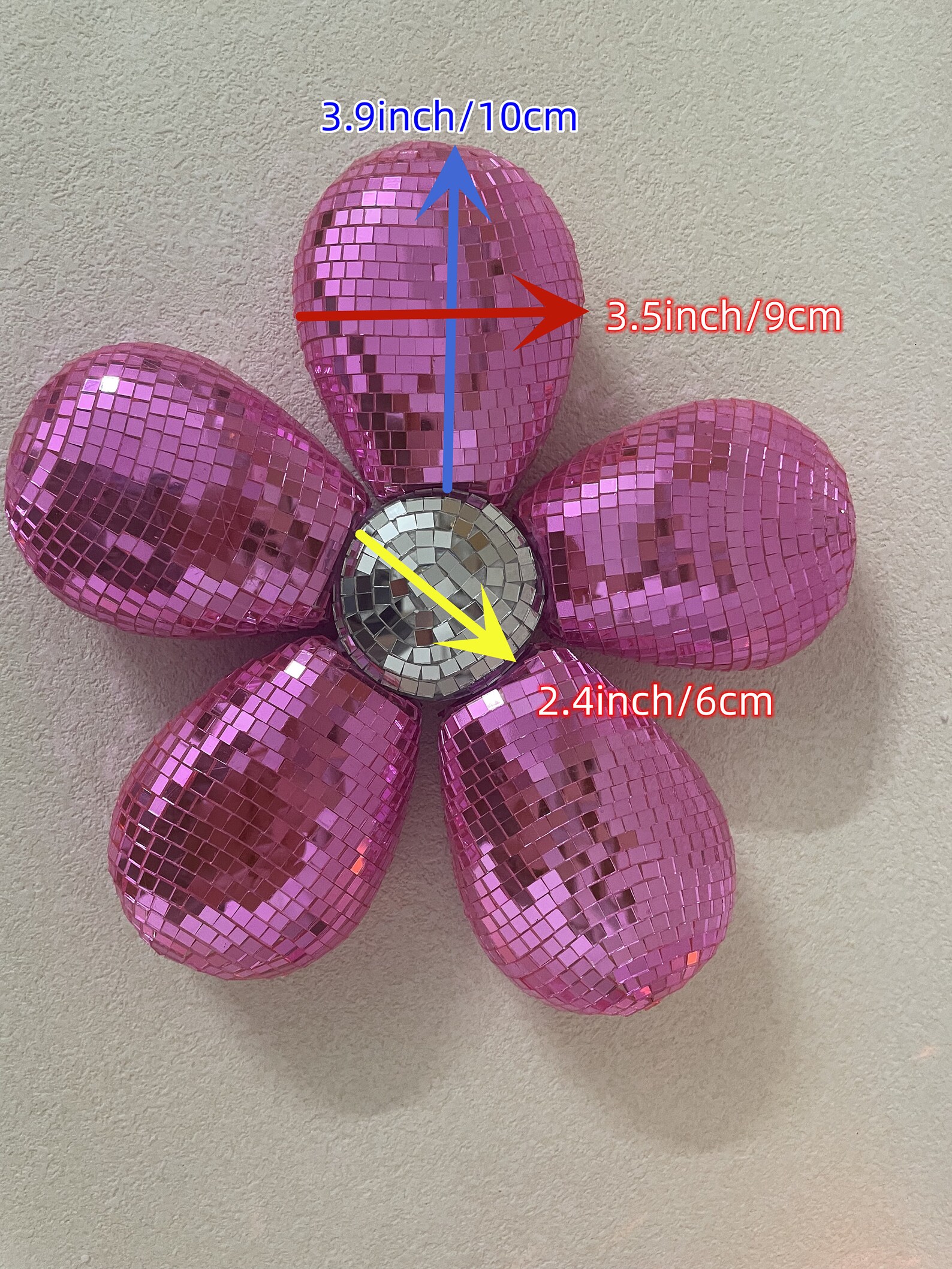 Pink Party With Pink Disco Flower Decorations Disco Pink - Etsy