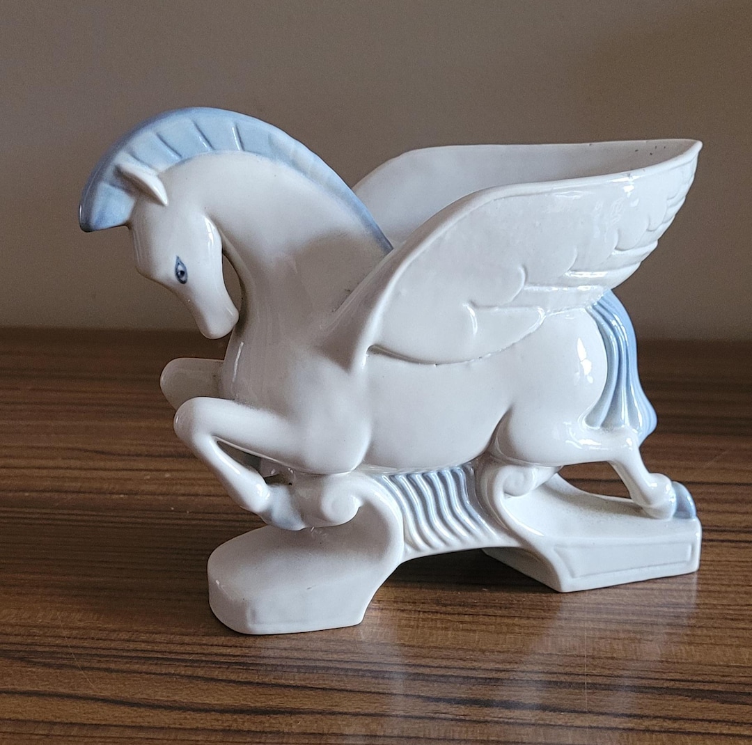 Beautiful Vintage Wade Porcelain Pegasus Posy Vase - Etsy