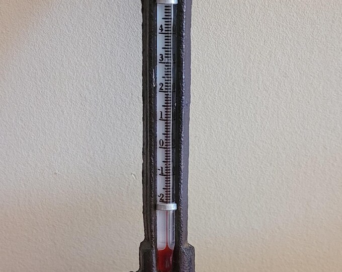 Great Vintage Cast Iron Garden Spade Thermometer - Etsy