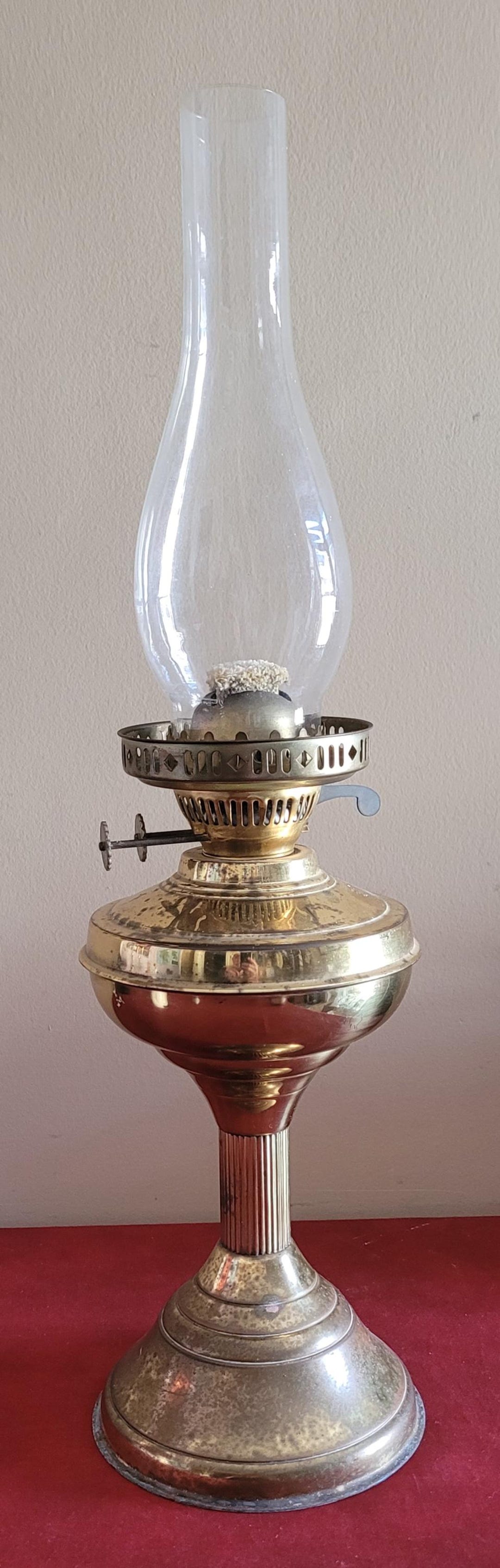 Fabulous Antique Late Victorian or Edwardian Hinks Brass Duplex Oil ...