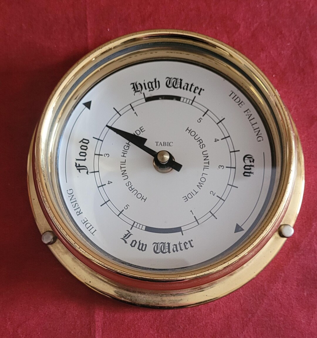 Superb Vintage Brass Cased Tide Meter by Tabic - Etsy