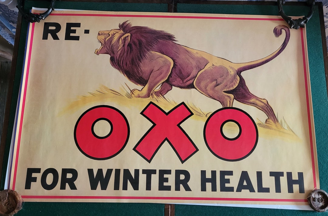 Four Fabulous Vintage Commemorative OXO Posters - Etsy