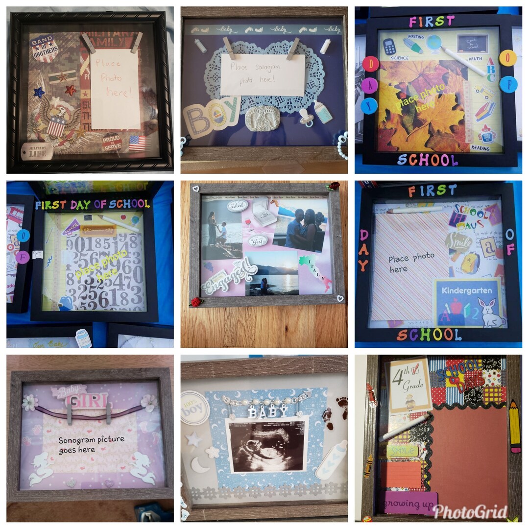 Custom Made Shadowboxes - Etsy