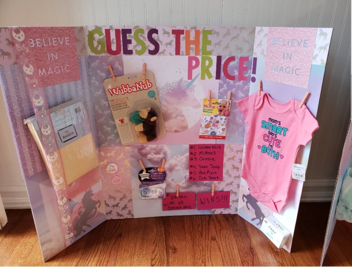 Guess the Price Baby Shower Game - Etsy