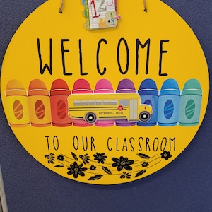 Welcome to Our Classroom Sign - Etsy