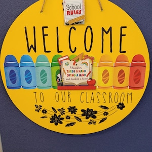 Welcome to Our Classroom Sign - Etsy