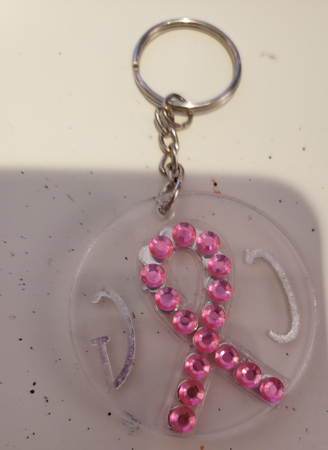 Breast Cancer Awareness Keychain - Etsy
