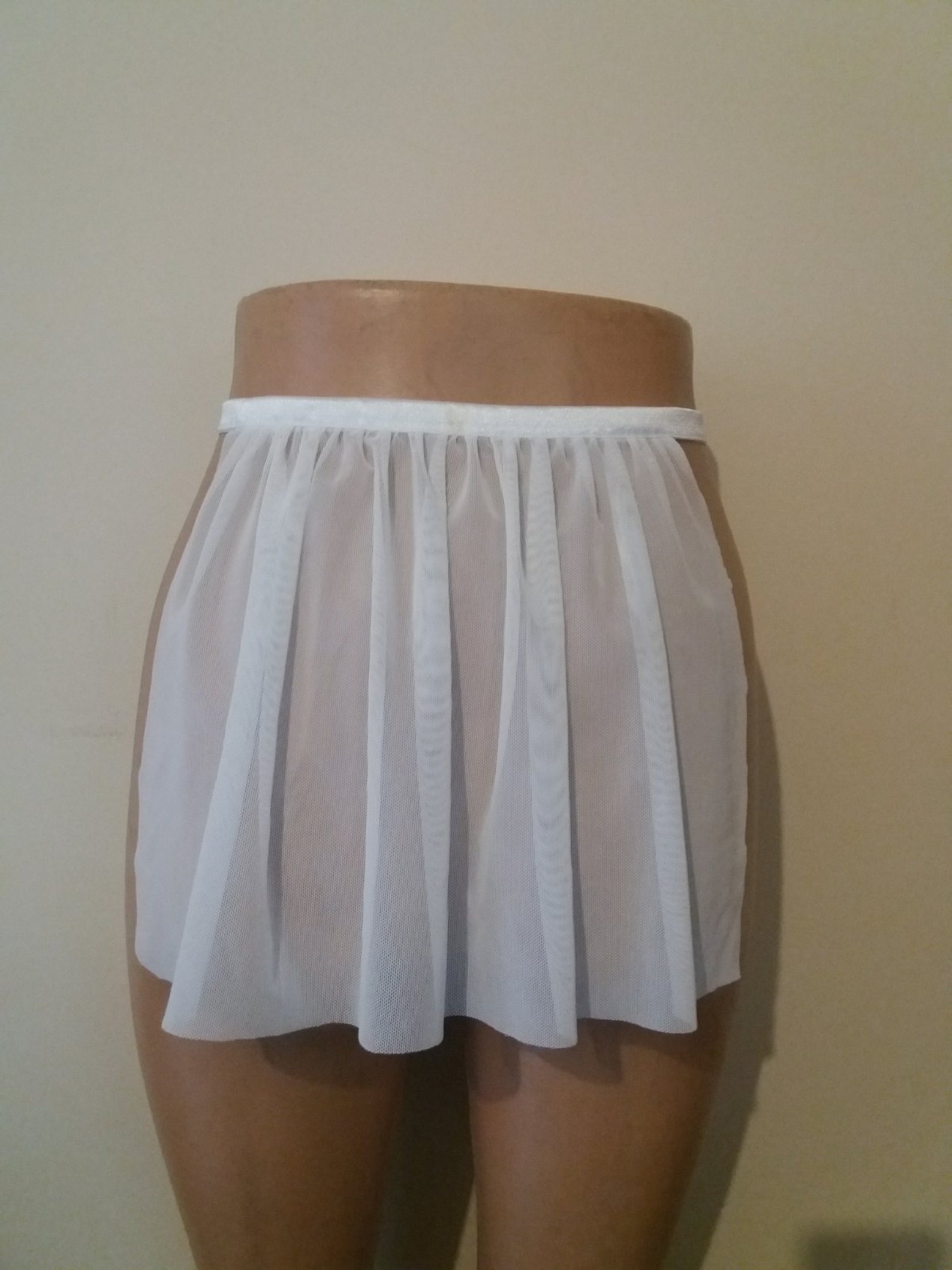 White Transparent Mesh Loincloth / Men Panties/ Beach Panties/ | Etsy