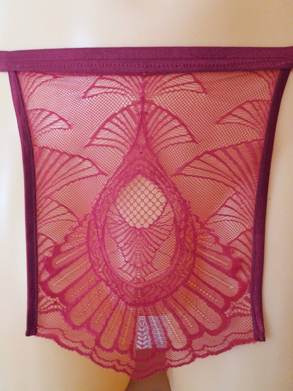 Dark Red Transparent Loincloth | Etsy Australia