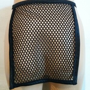 Black Transparent Fishnet Loincloth / Men Panties/ Beach Panties/ Men's ...