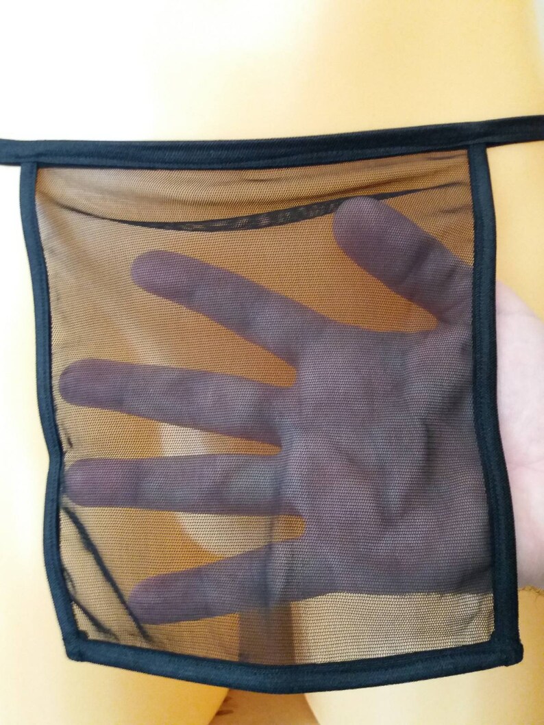 Black Mesh Transparent Loincloth - Etsy Ireland