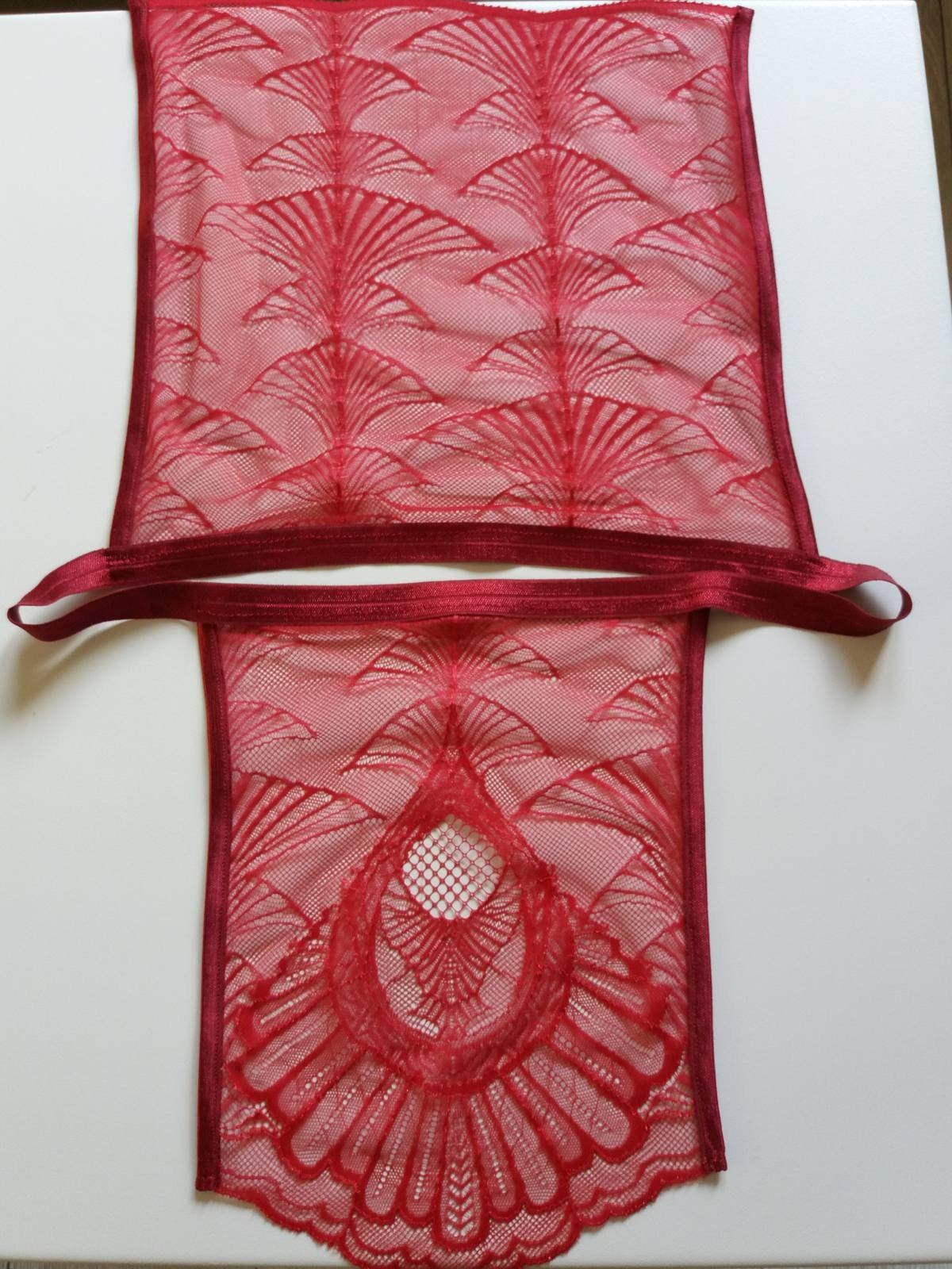 Dark Red Transparent Loincloth - Etsy Australia