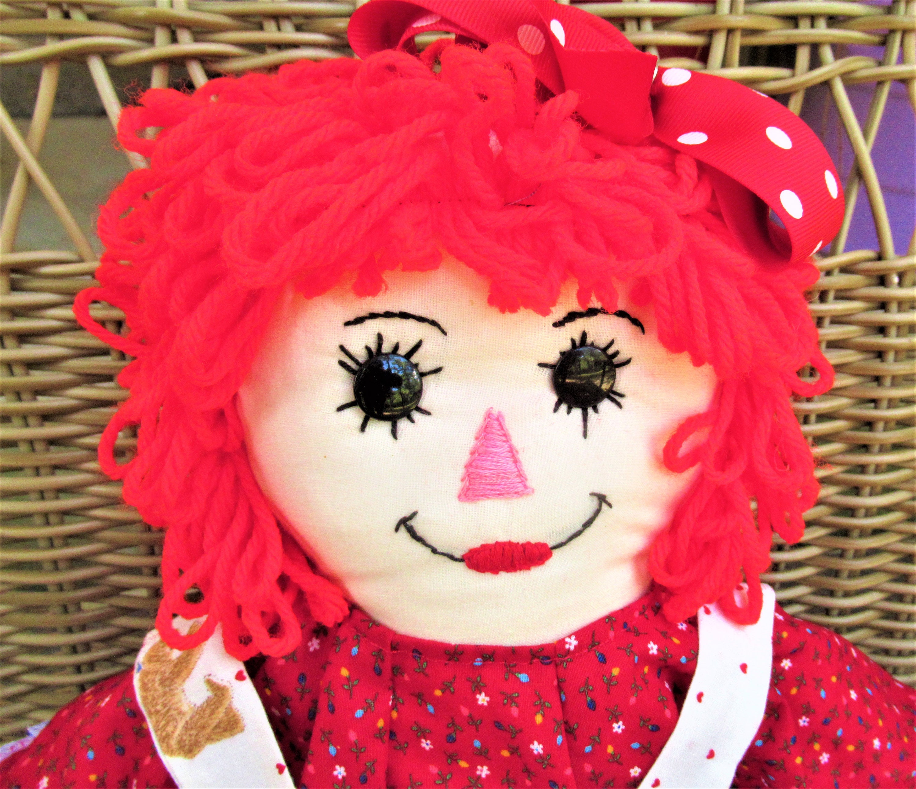 Raggedy Ann Look Alike Doll and Friends - Soft Dolls for Play or ...