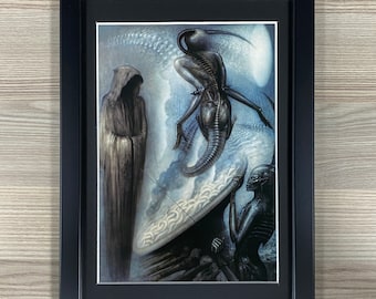 Hr Giger Framed Art - Etsy
