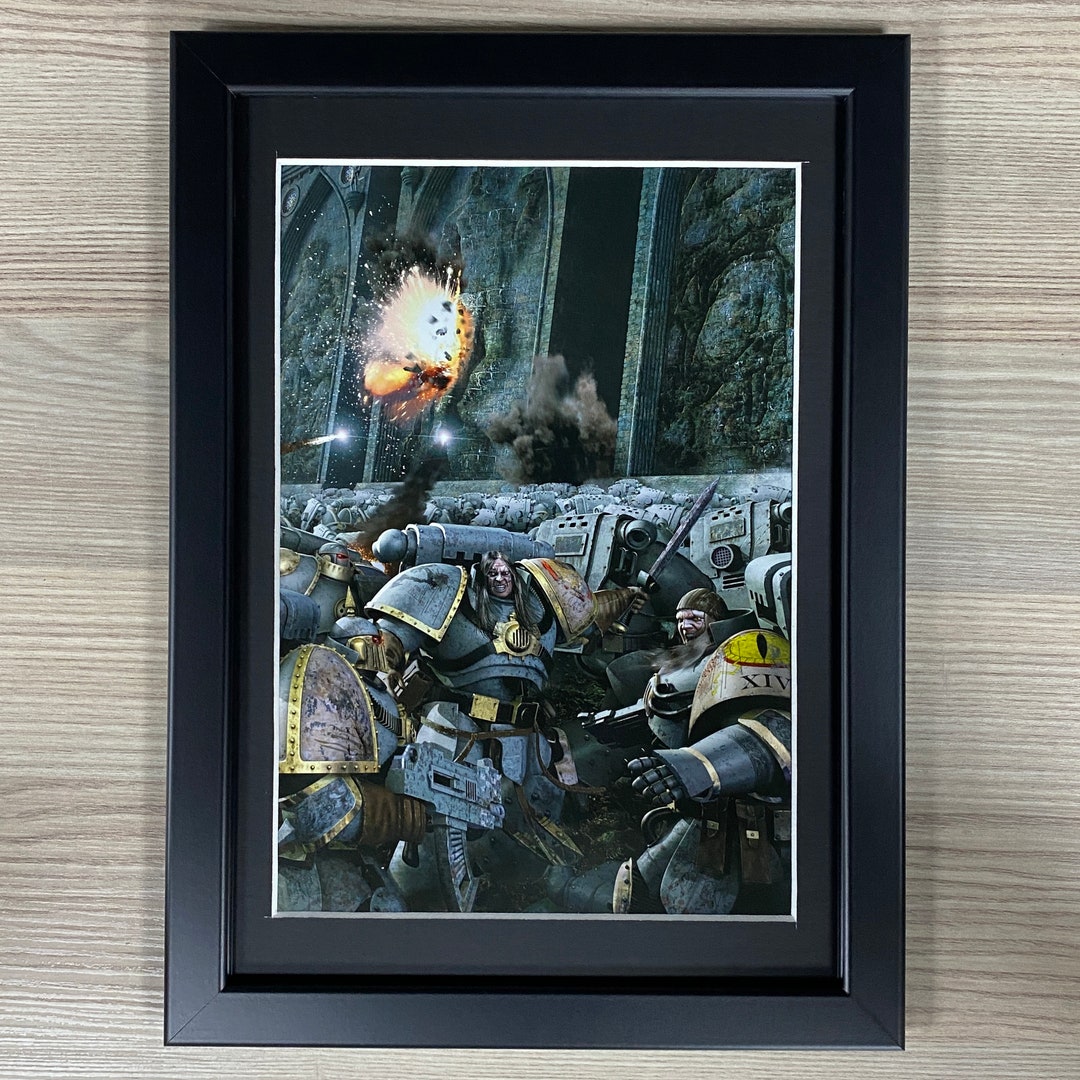 Horus Rising Framed Art Sons of Horus Heresy Siege of Terra Realm of ...