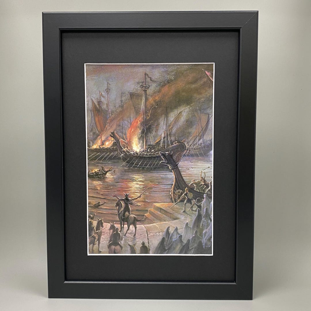 The Lord of the Rings Framed Vintage Art by Joan Wyatt. Corsairs of ...