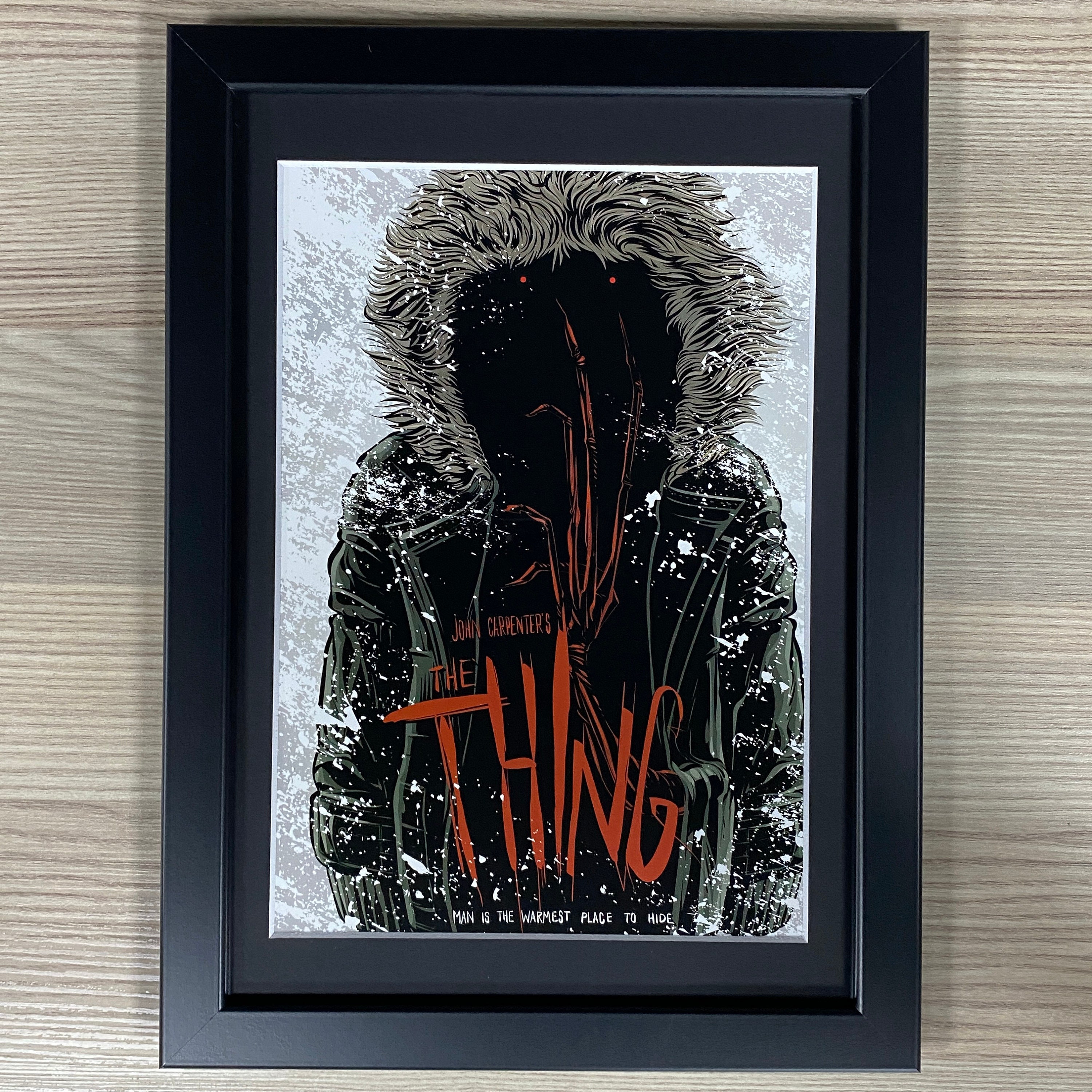 The Thing Framed Movie Poster Art John Carpenter Kurt Russell - Etsy UK