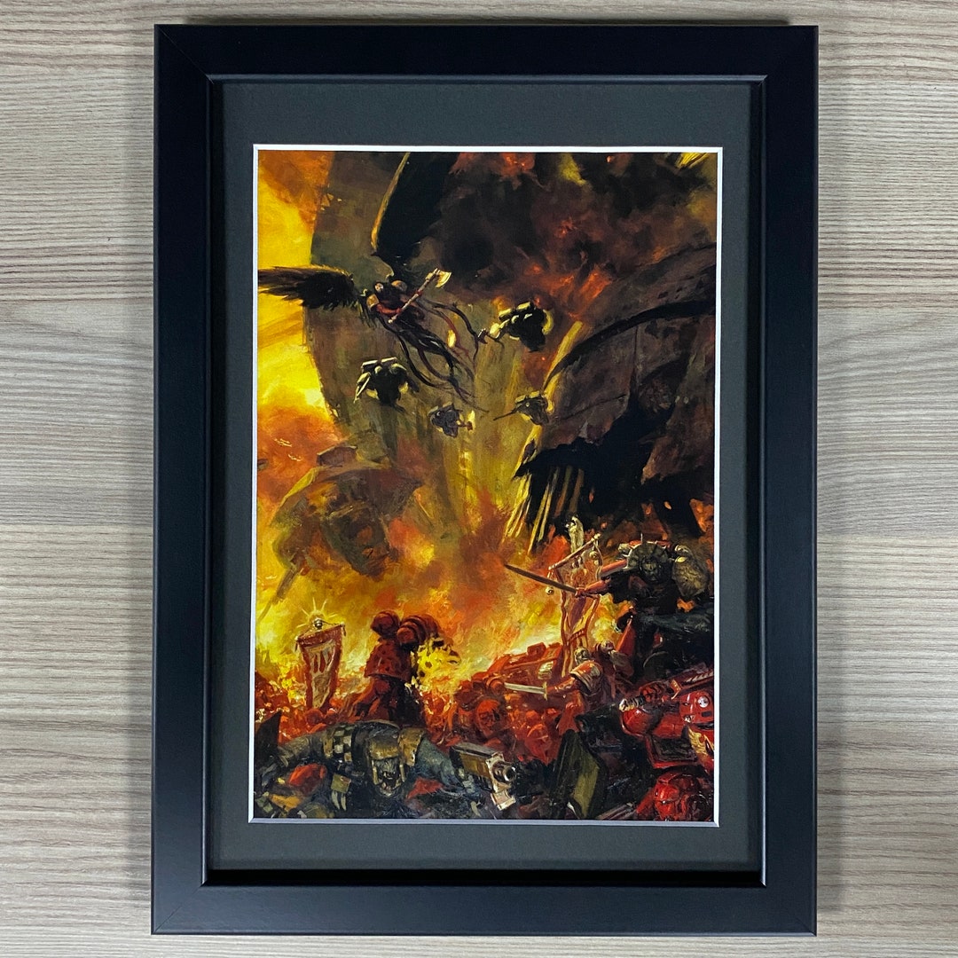 Blood Angels Framed Art Astorath Adeptus Astartes Space Marines Games ...