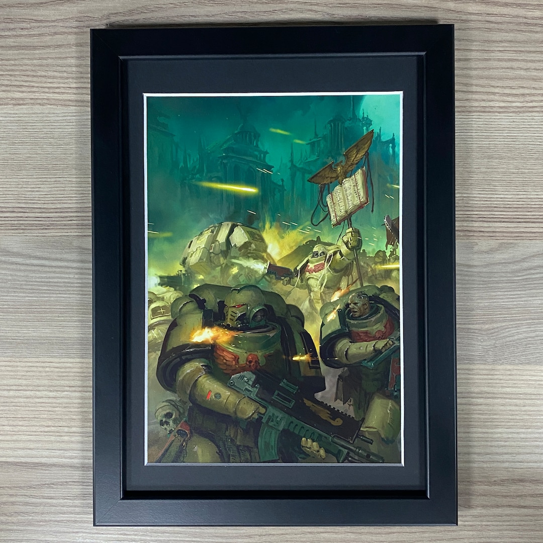 Tome Keepers Framed Art Ultramarines Primaris Space Marines Adeptus ...