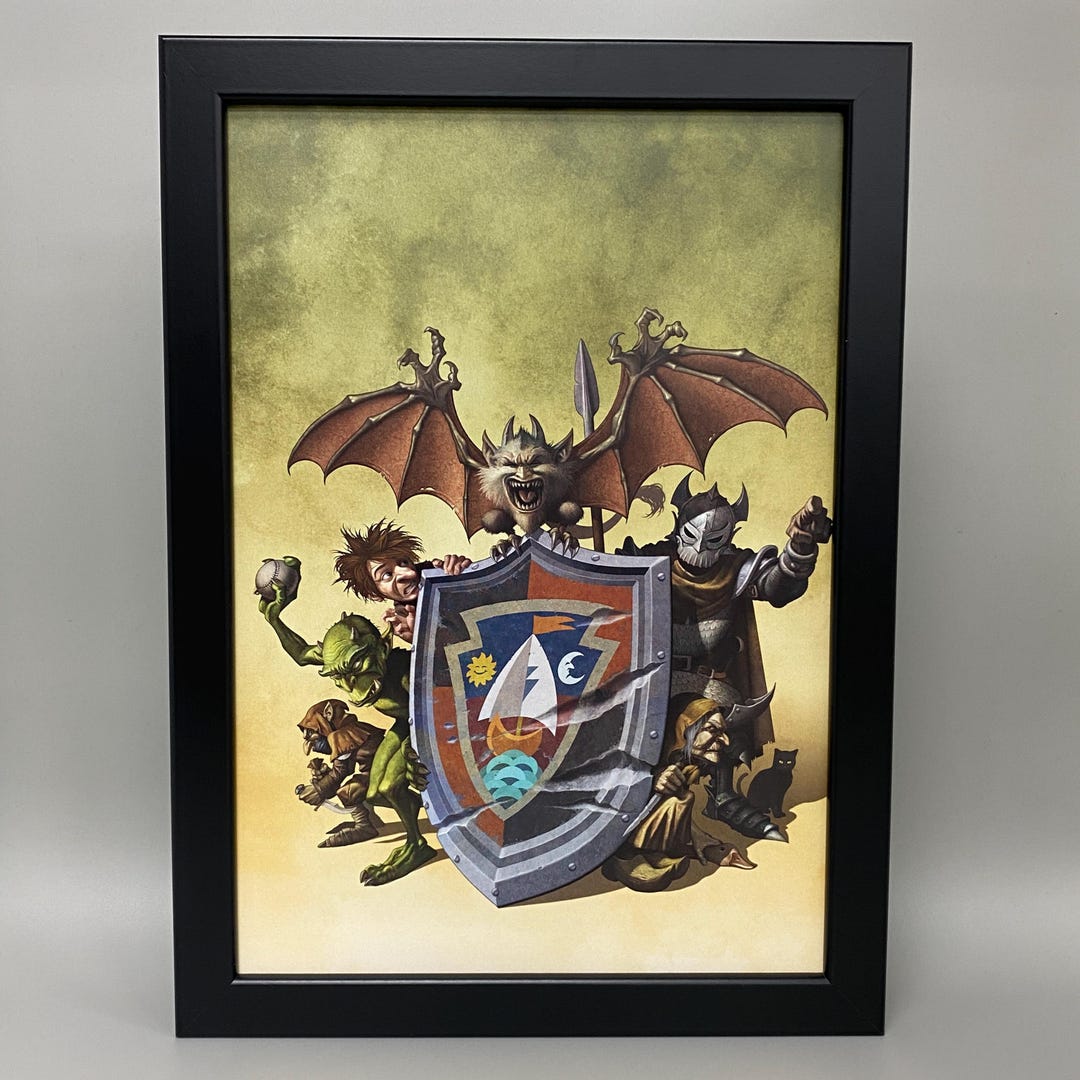 City of Thieves Graphic Novel Fighting Fantasy Book Cover Framed Art ...