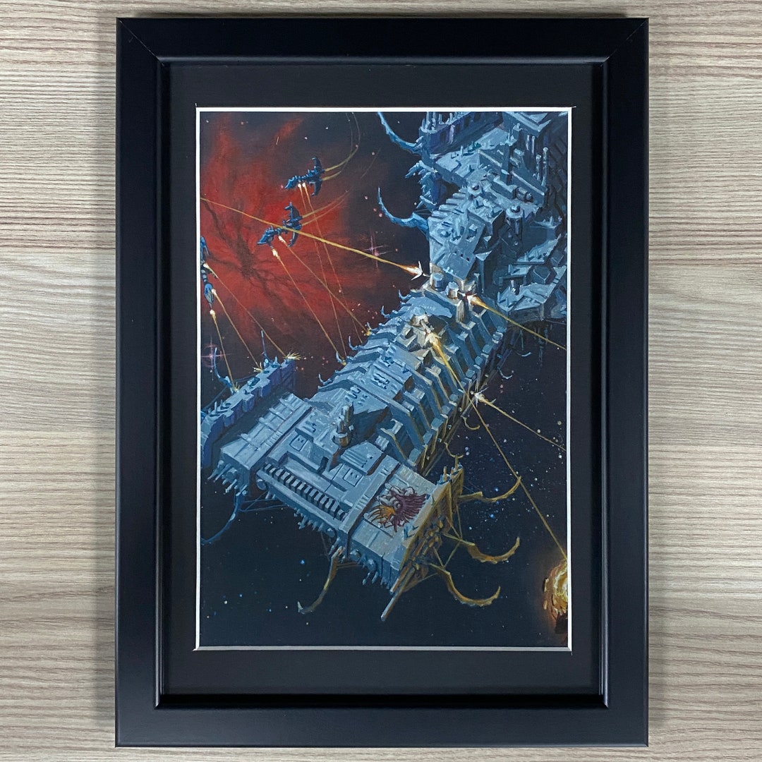 The Agony and the Ecstasy Framed Art Emperor's Children Battle Barge ...