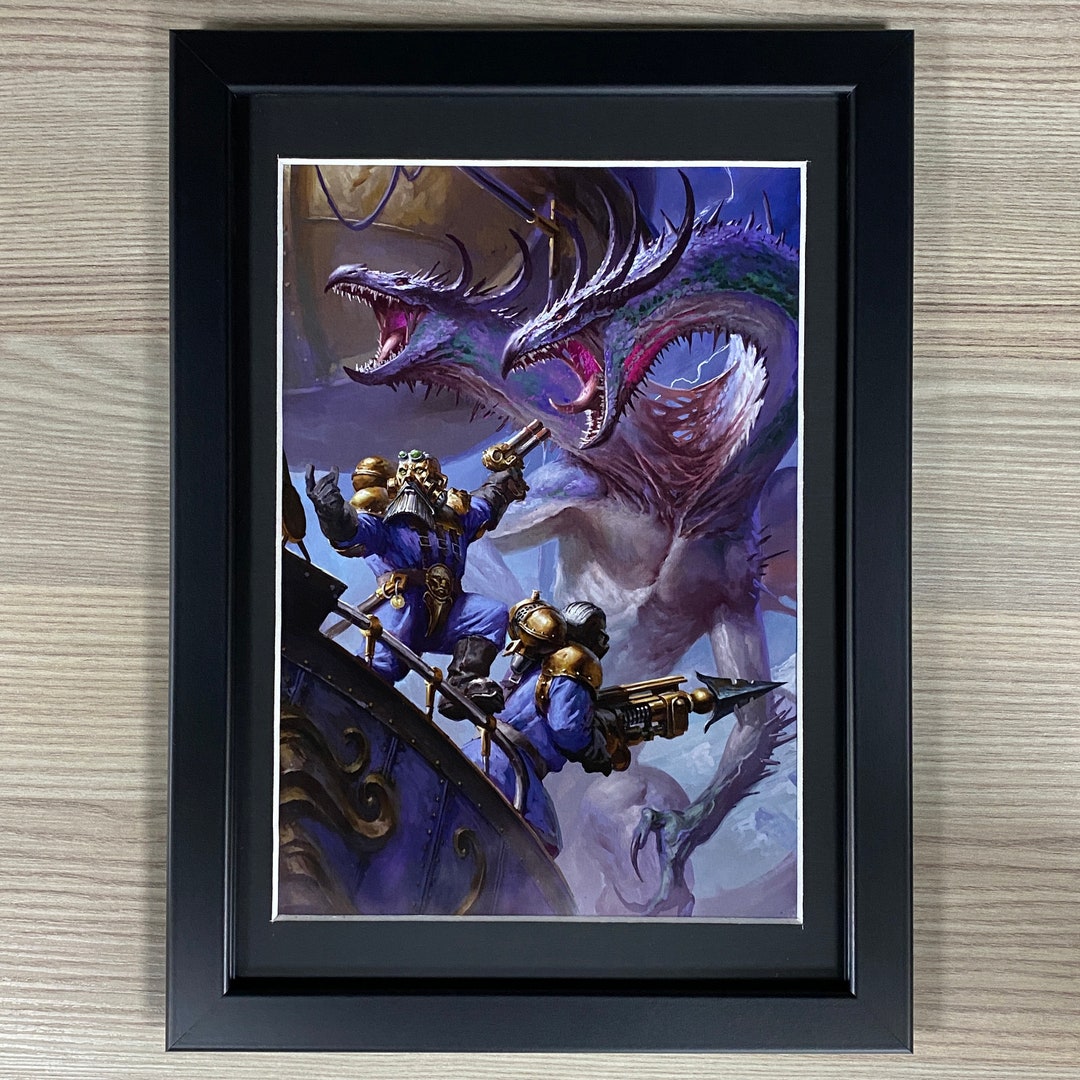 Kharadron Overlords Framed Art Overlords of the Iron Dragon Dwarf ...