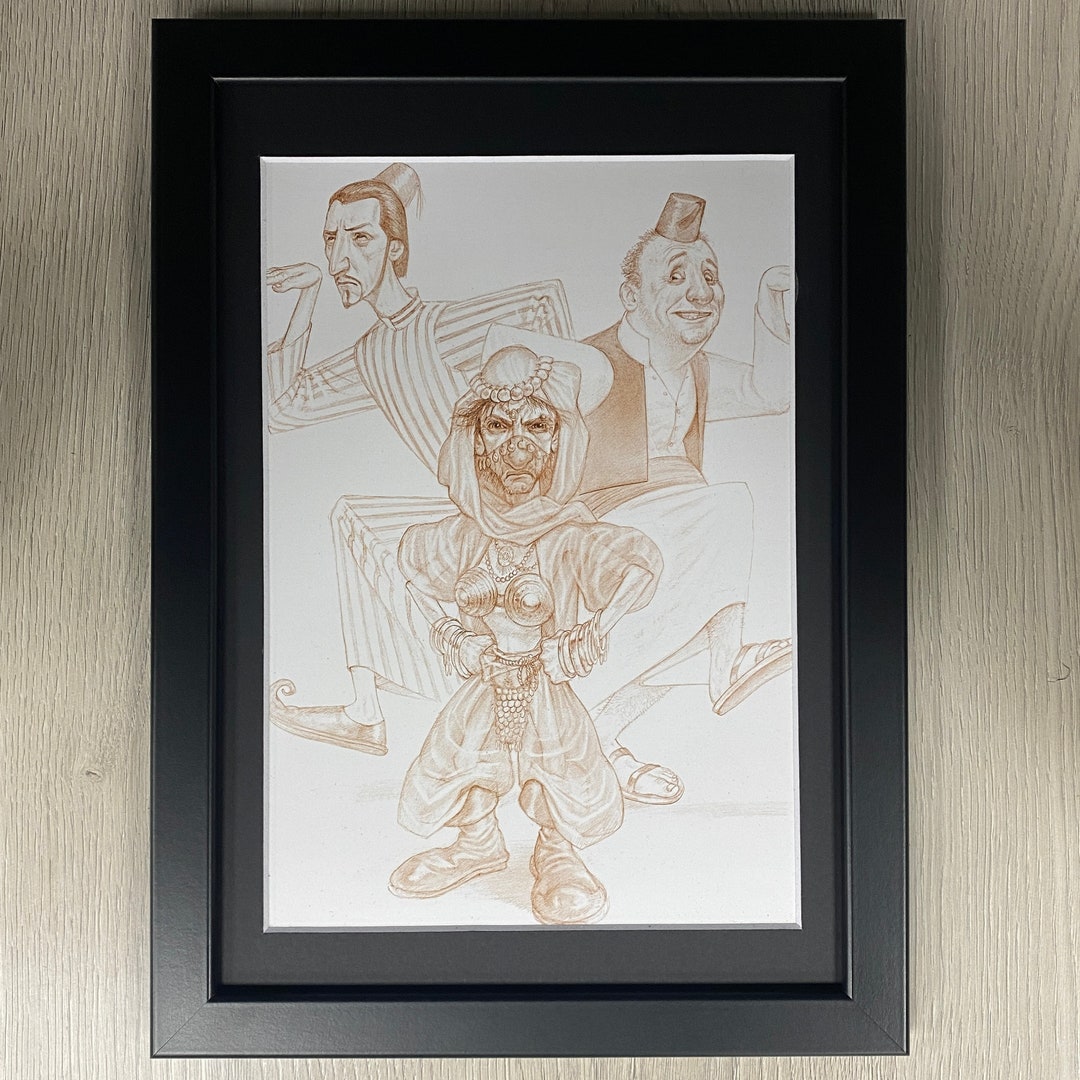 Gulli Gulli & Beti Framed Art Paul Kidby Terry Pratchett Discworld - Etsy
