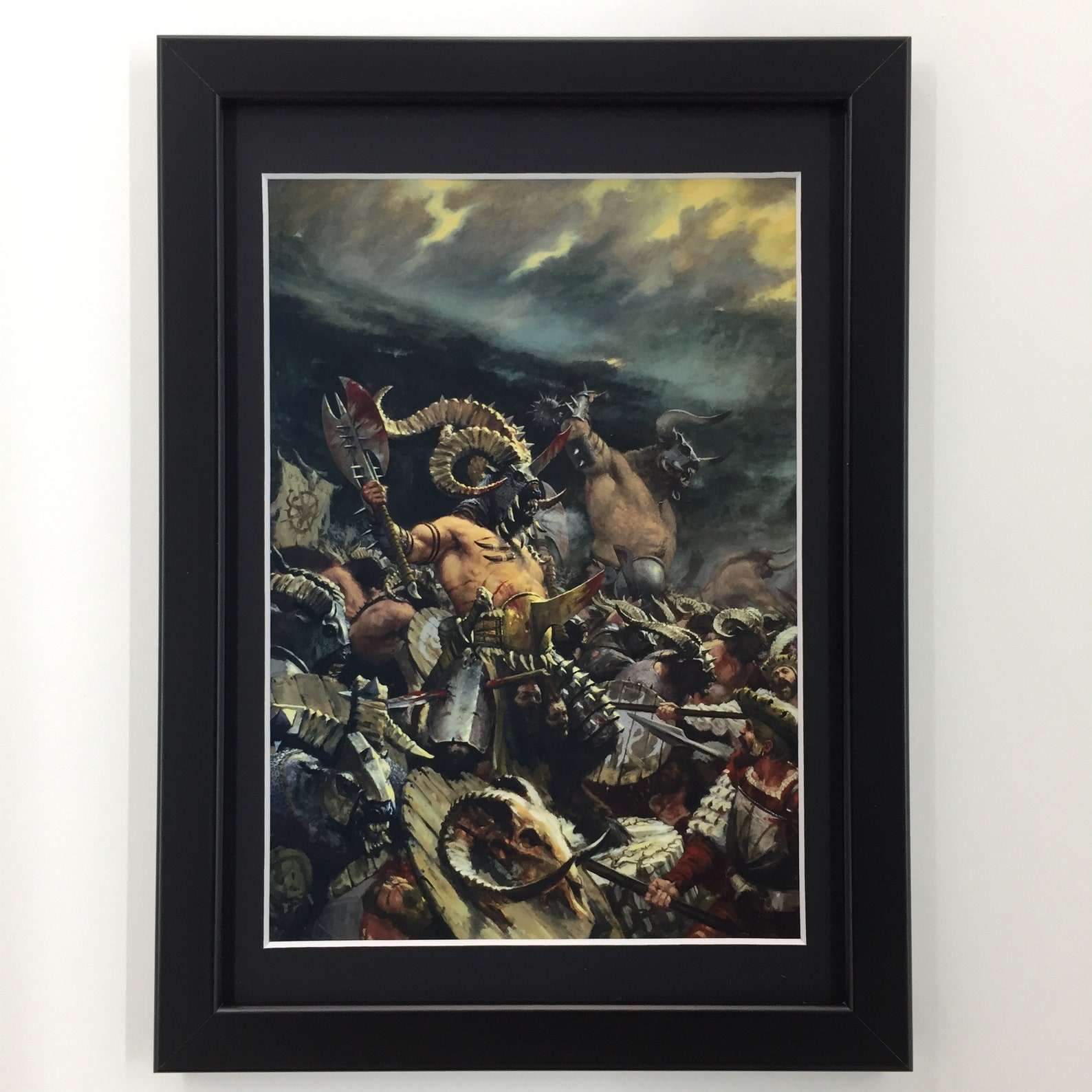 Beastmen Framed Art Beastlord Ungor Bestigor Brayherds Beasts | Etsy