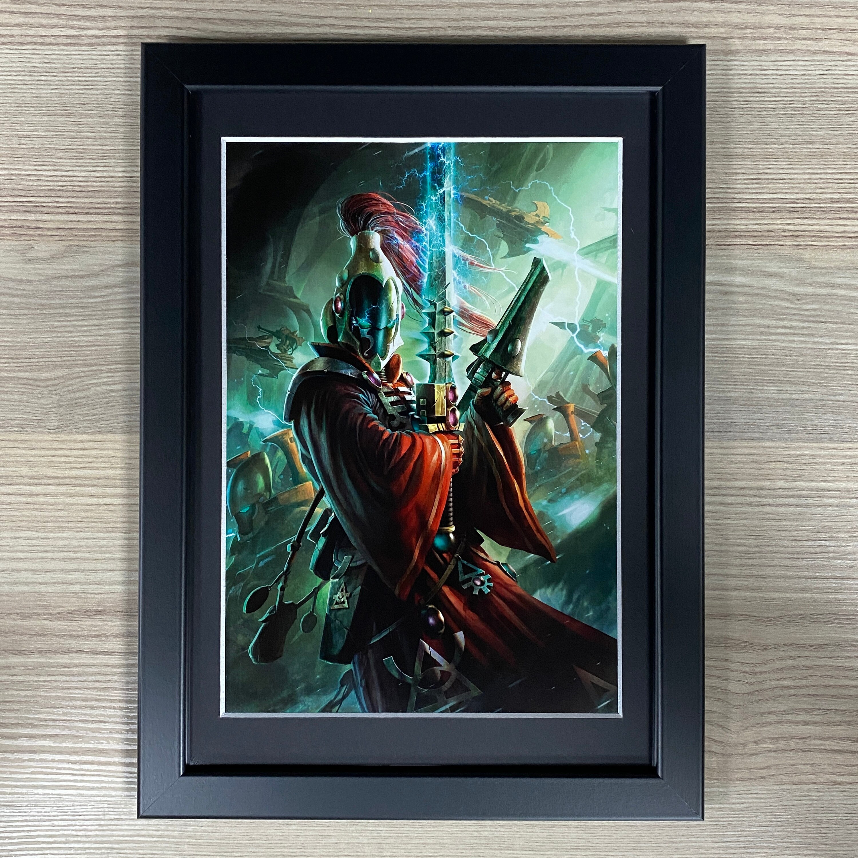 Aeldari Warlock Framed Art Eldar Craftworlds Craftworlds | Etsy