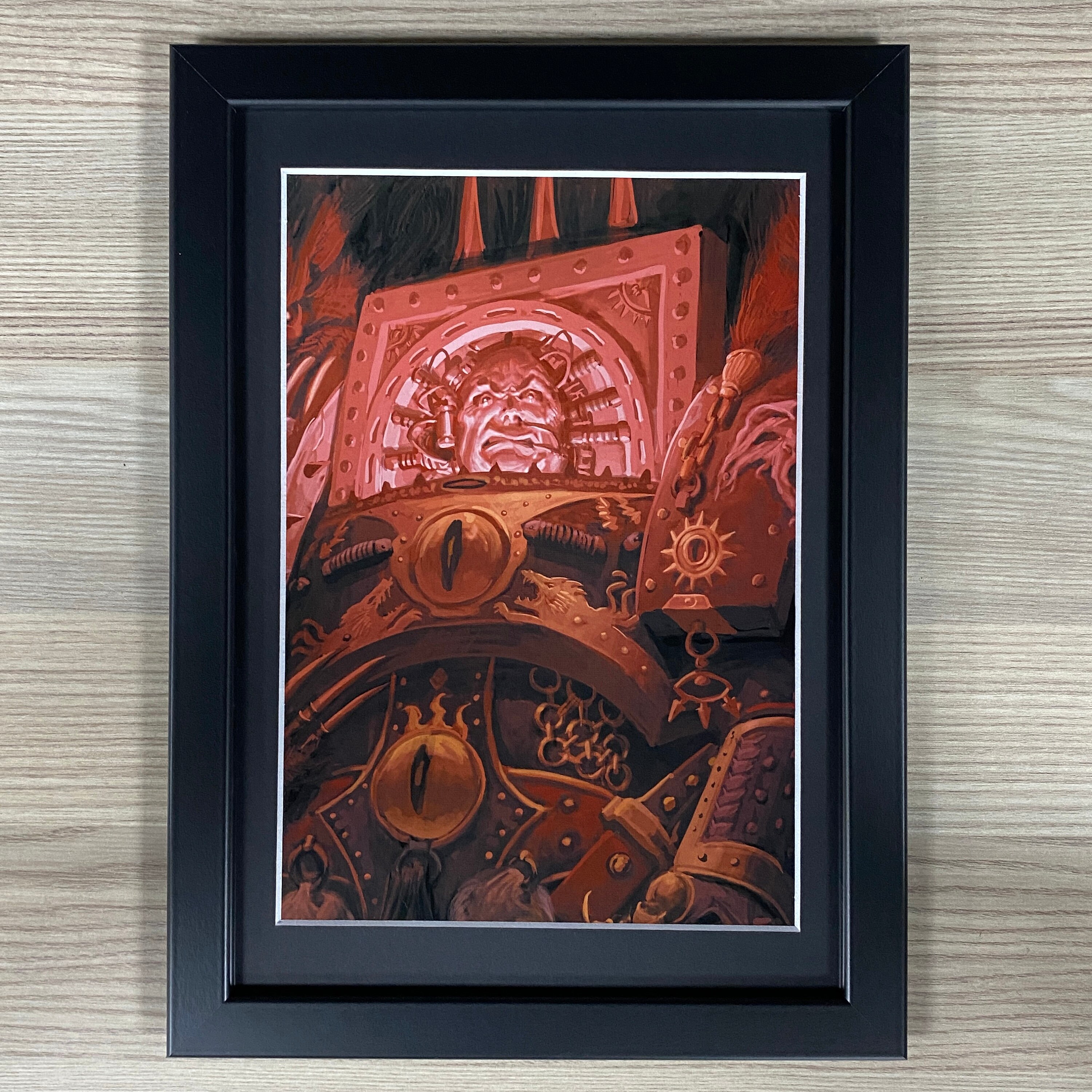 Horus Lupercal Framed Art Realm of Chaos Space Marines Horus | Etsy