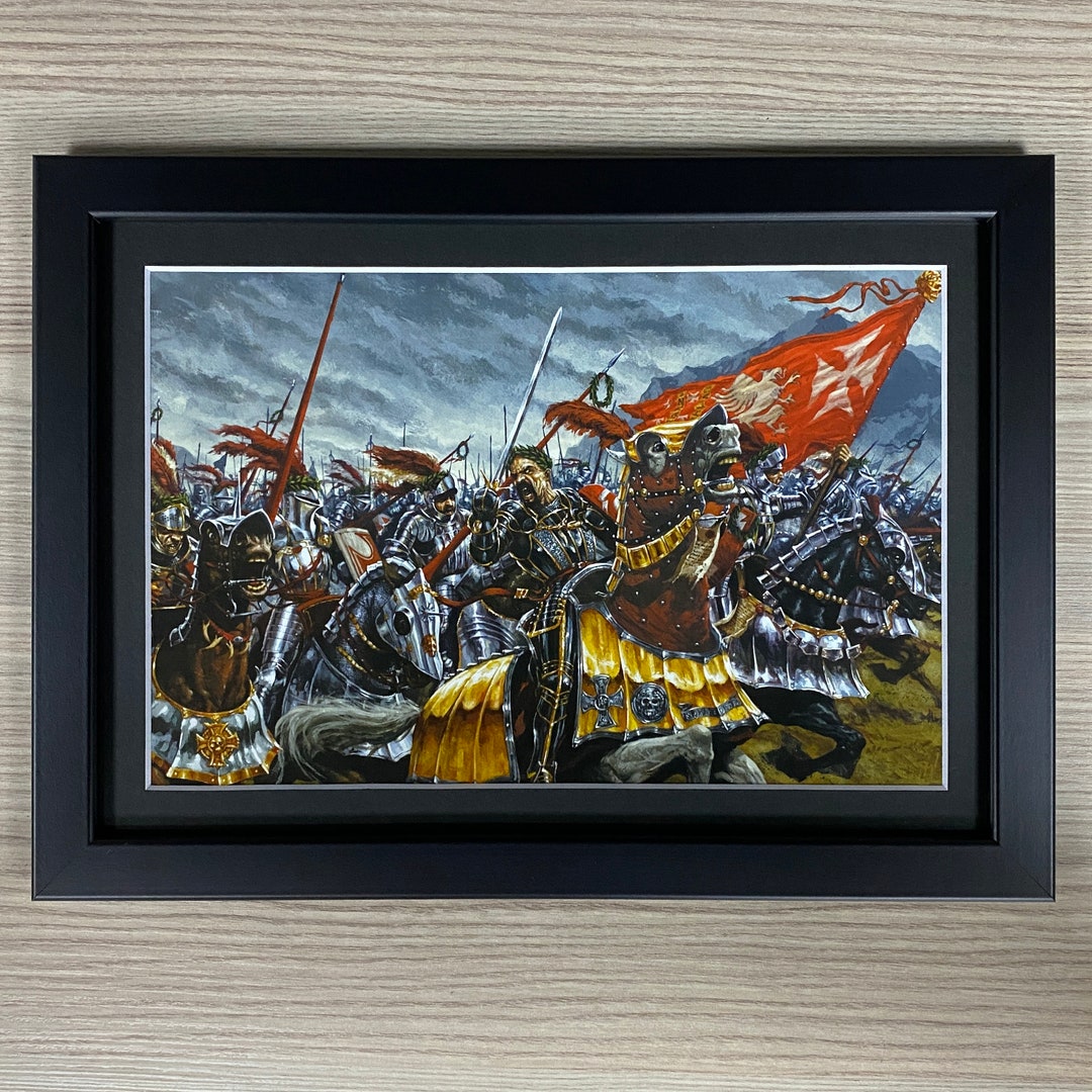 Reiksguard Knights Framed Art the Empire Games Workshop Warhammer Age ...