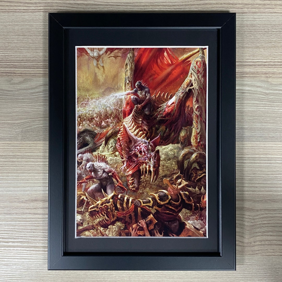 Abhorrent Ghoul King Terrorgeist Framed Art Vampire Counts Zombie ...