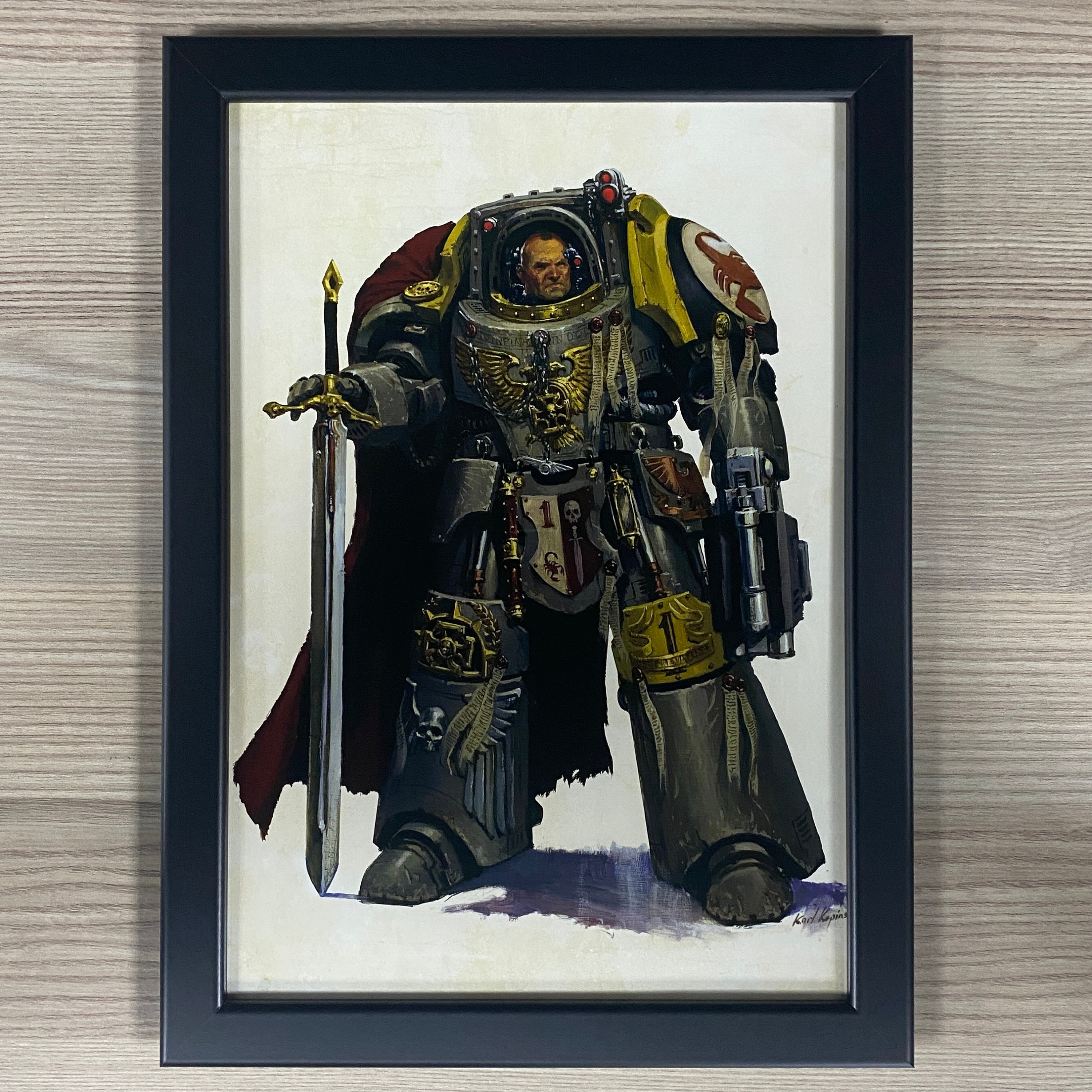 Red Scorpion Space Marine Art