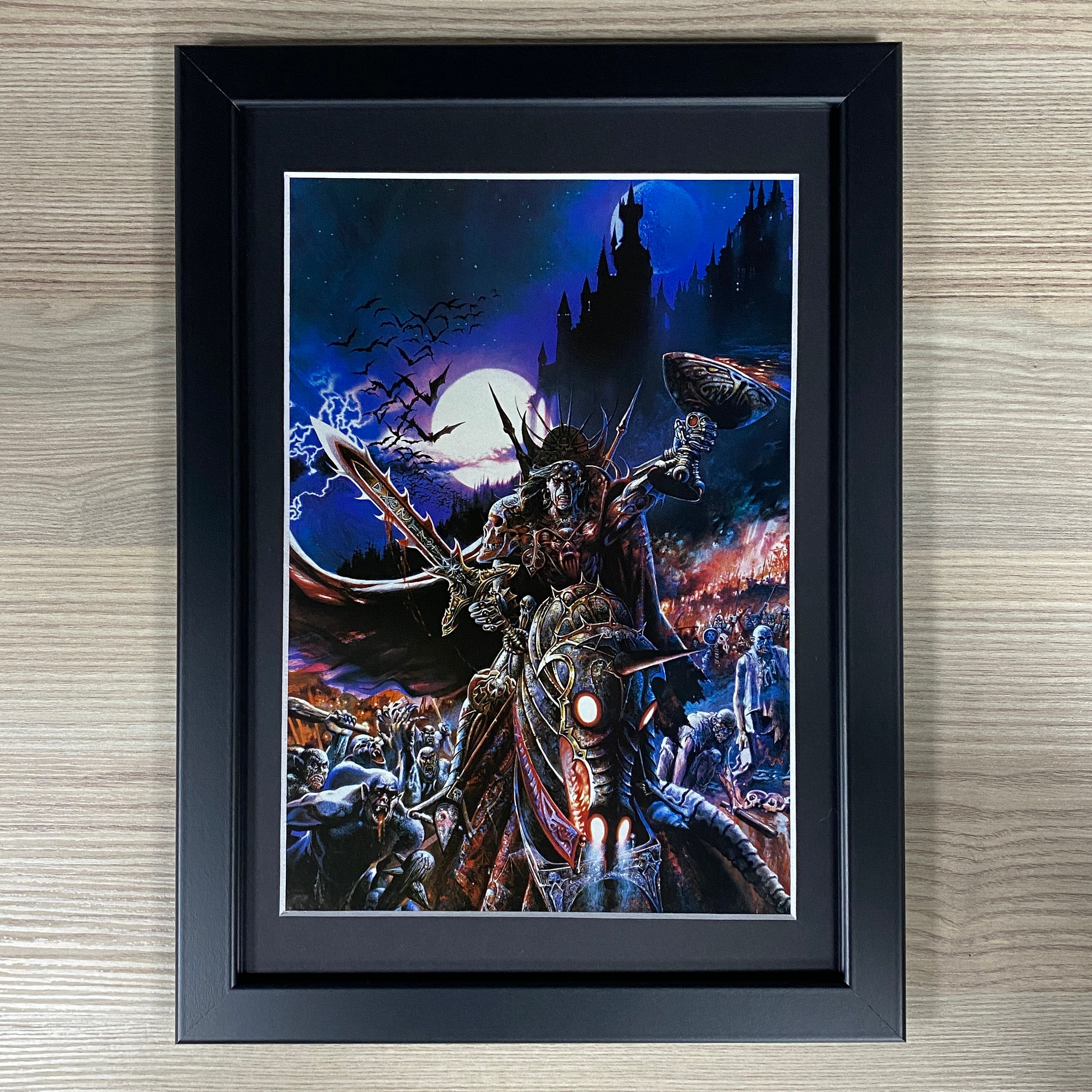 Vampire Counts Undead Framed Art Von Carstein Blood Knight | Etsy
