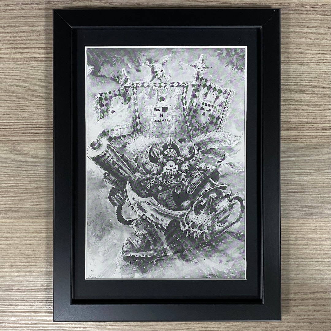Kaptin Badrukk Framed Art Ork Waaagh!! Warboss Freebooterz Orks John ...