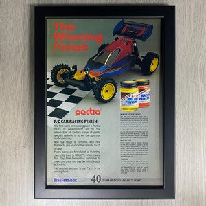 Framed Pactra Paints, Vintage Radio Controlled Car Advertising Print ...