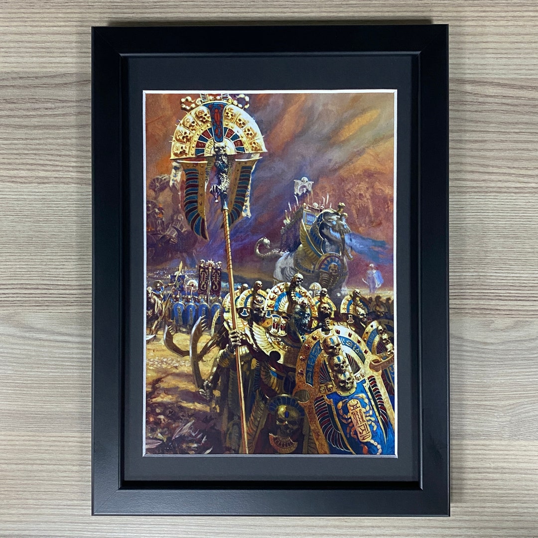 Tomb Kings Framed Art Chariot Undead Tomb Guard Warsphinx Skeletons ...