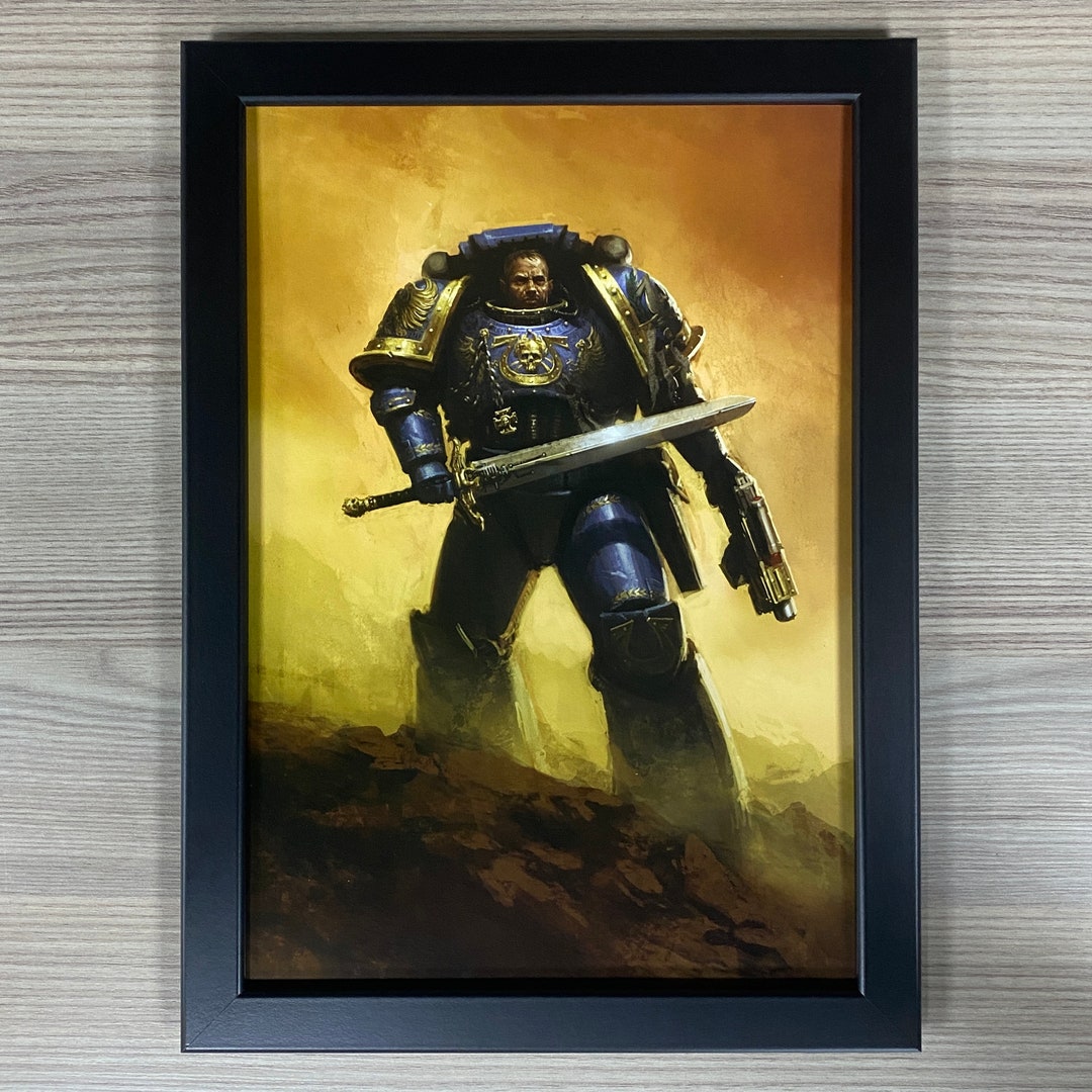Art encadré Space Marine THQ Adeptus Astartes Ultramarines Chapter's ...