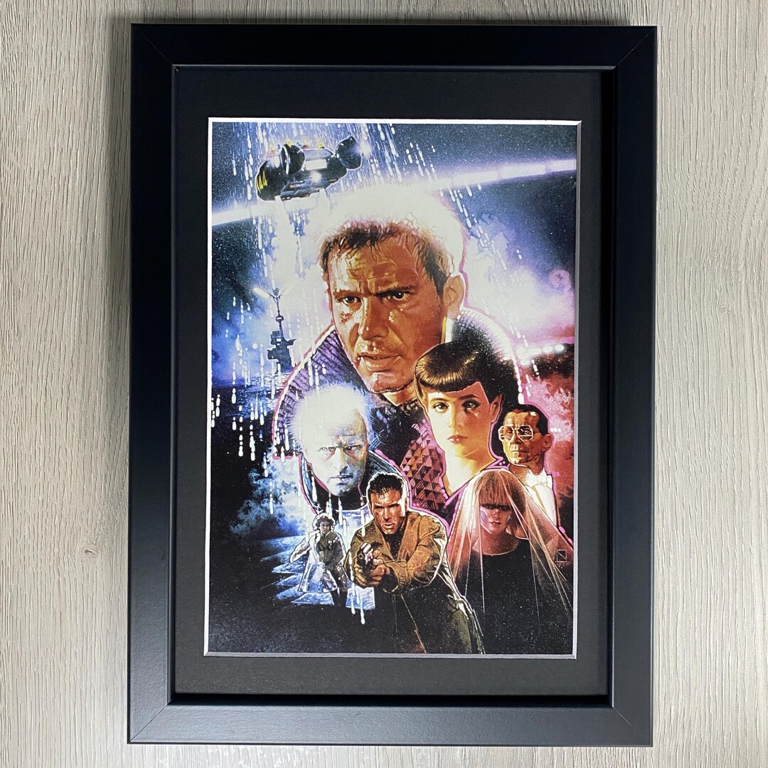 Blade Runner Framed Movie Art. 1982 Science Fiction Film Directed by ...