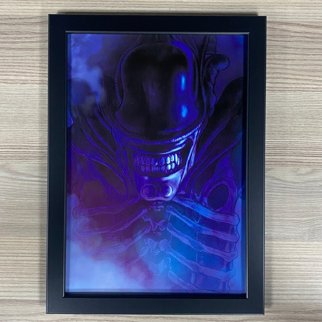Aliens Framed Movie Poster Art James Cameron Xenomorph Colonial Marines ...