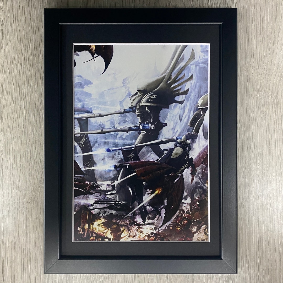Aeldari Phantom Titan Framed Art Eldar Craftworlds Tyranids Aeldar Epic ...