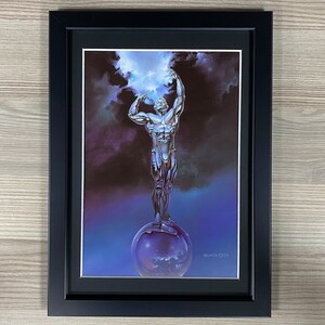 Boris Vallejo Framed Art Chrome Robot Bodybuilder Muscular - Etsy