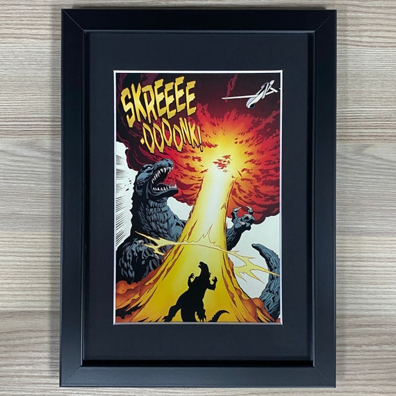 Godzilla King of the Monsters Comic Book Cover Framed Art Work - Etsy