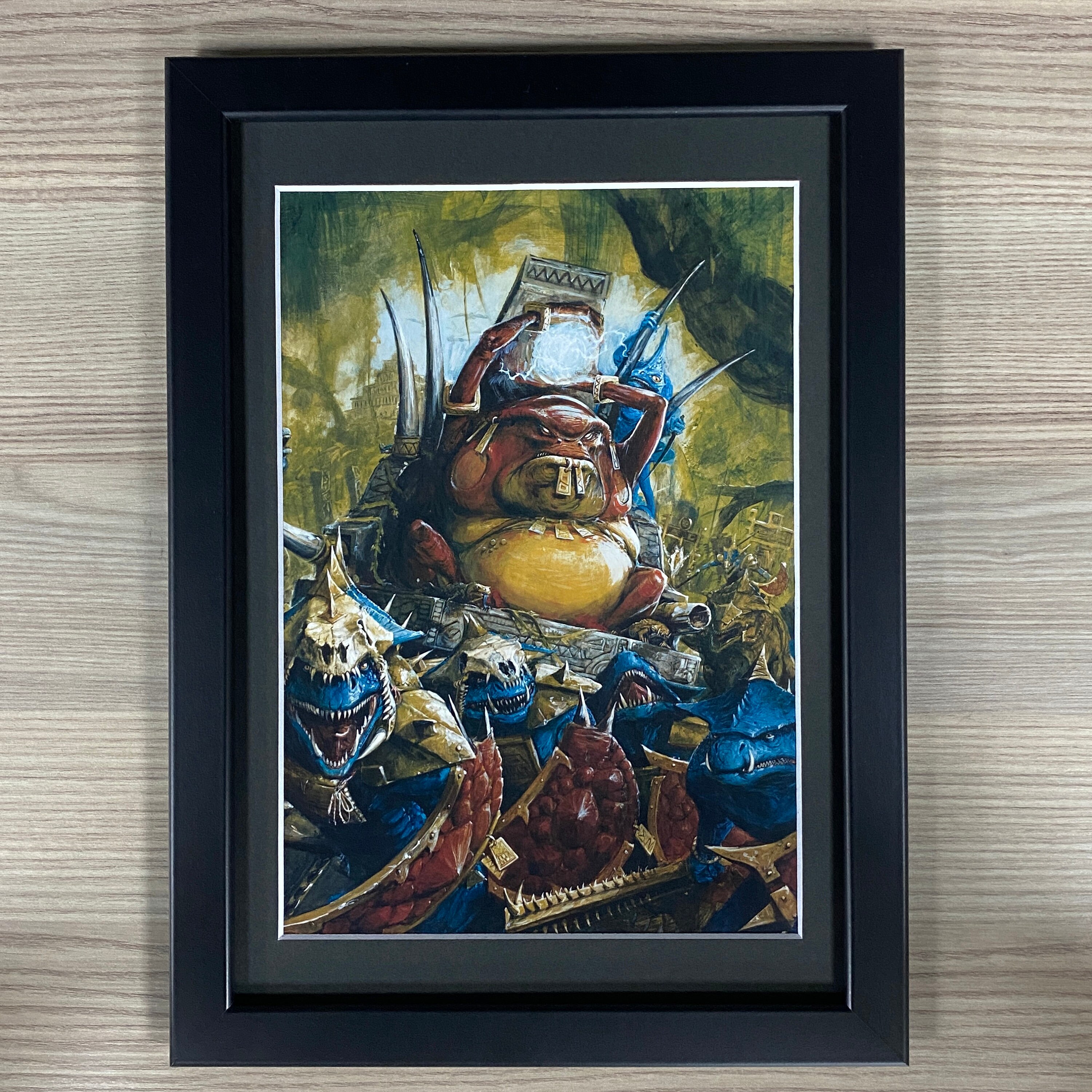 Lizardmen Warhammer Art