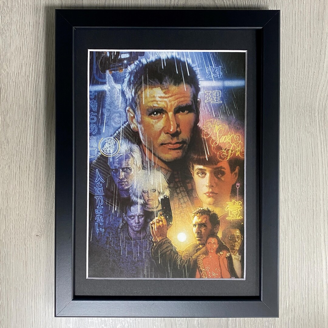 Blade Runner Framed Movie Art. 1982 Science Fiction Film Directed by ...