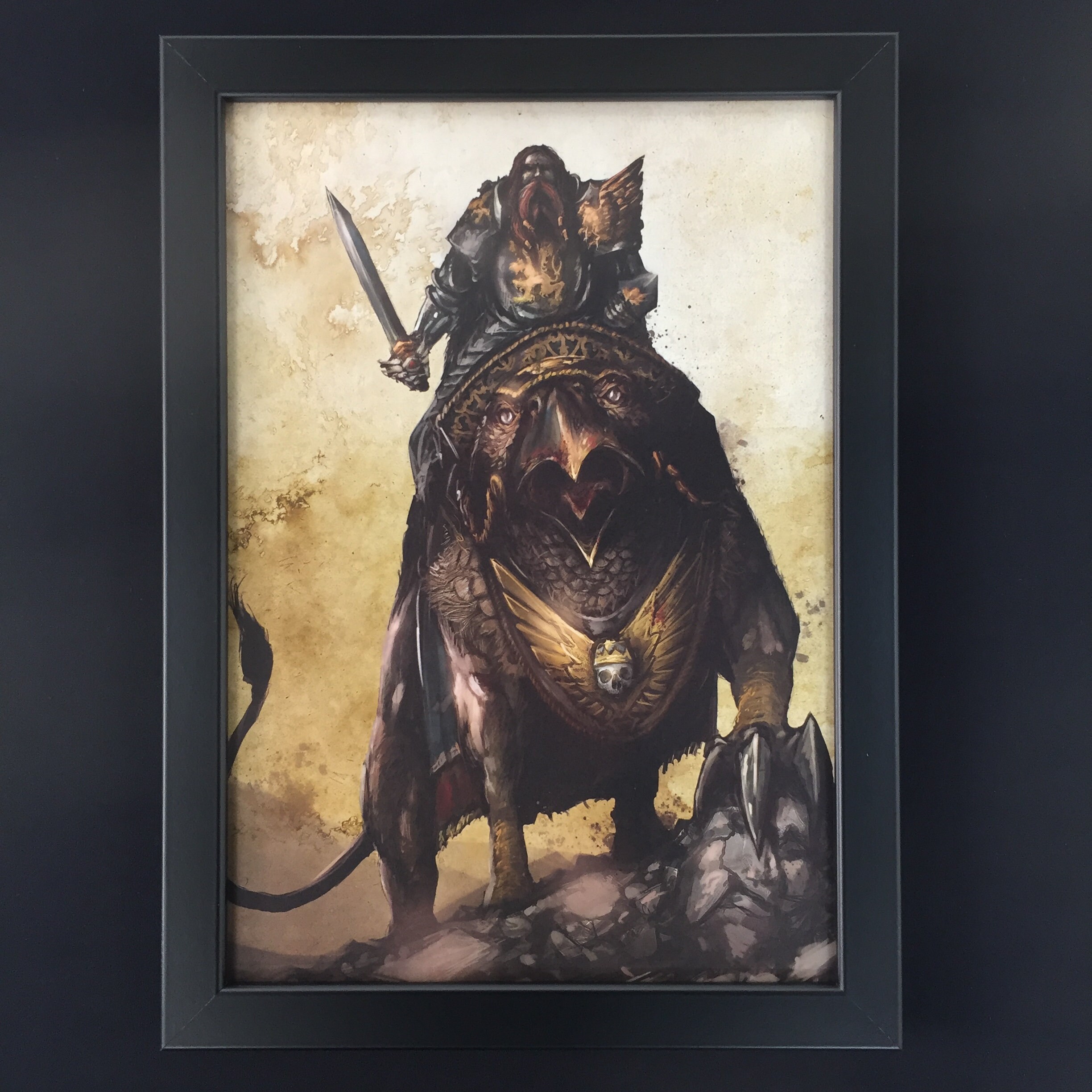 Theodore Bruckner Warhammer Framed Art Hound of Judgment The | Etsy