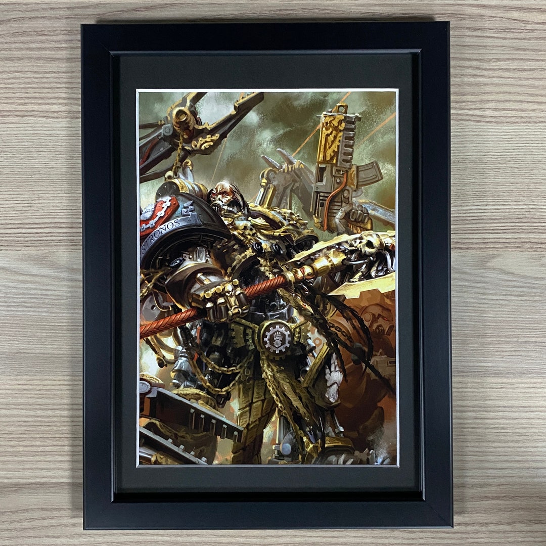 Iron Father Feirros Framed Art Irons Hands Adeptus Astartes - Etsy