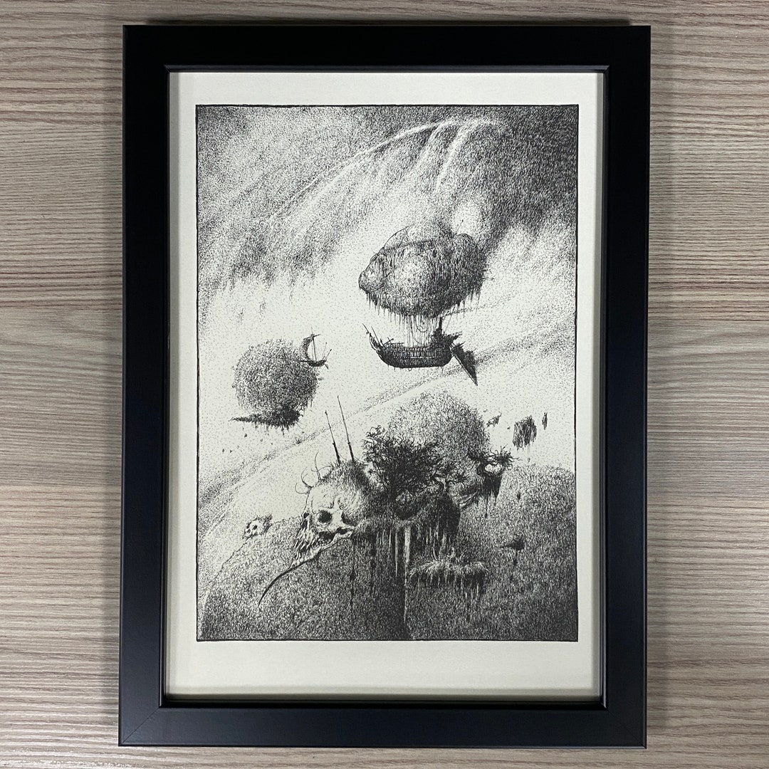 Voodoo Forest Framed Art John Blanche Hollow Press Grimdark Blanchitsu ...